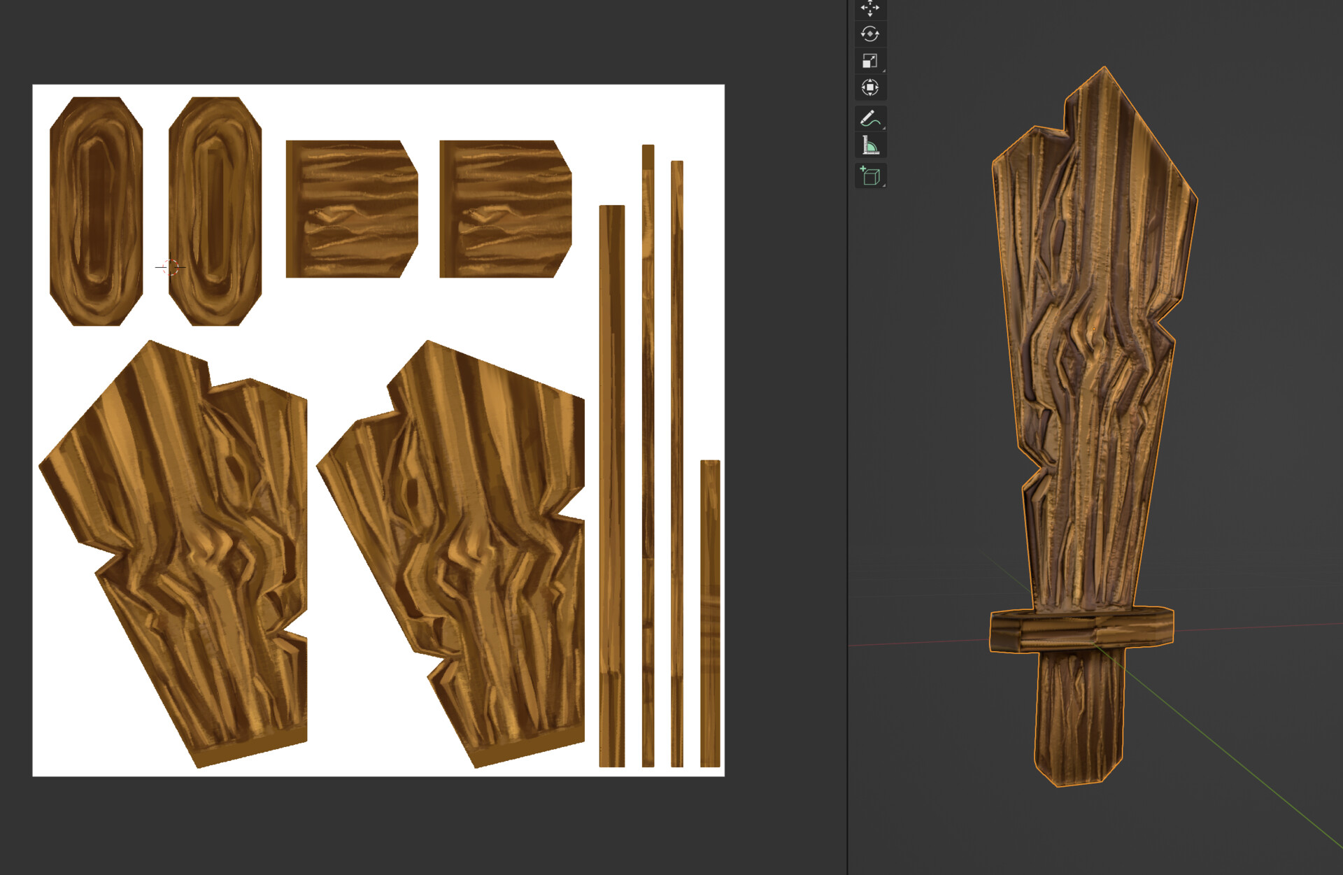 ArtStation - Wooden Sword