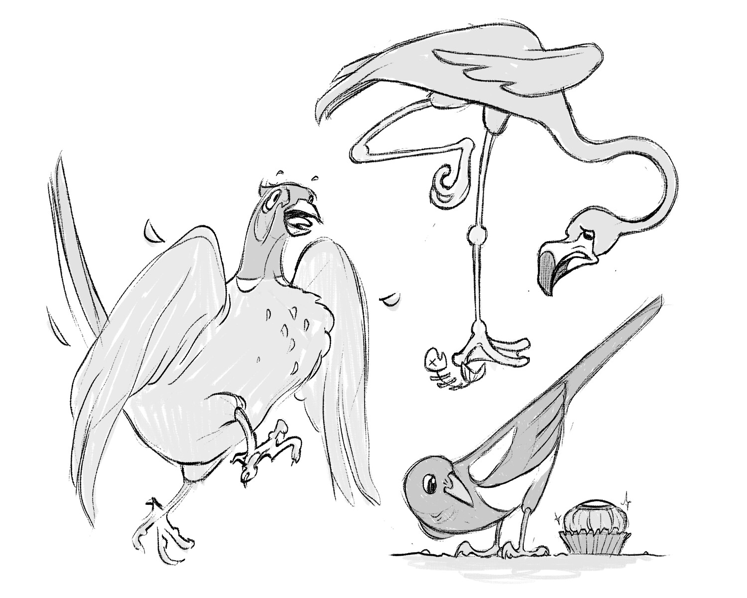 ArtStation - Caricatures of Birds