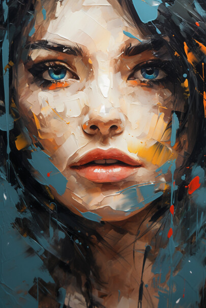 ArtStation - Woman face art