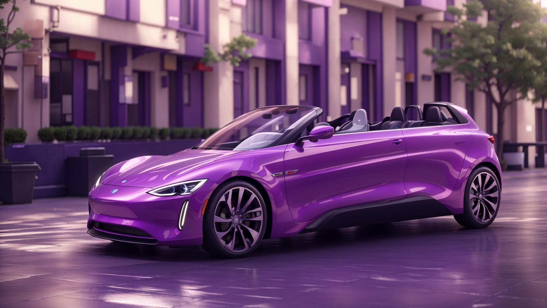 Delia Wright - Colorful Electric Cars - Automotive Design