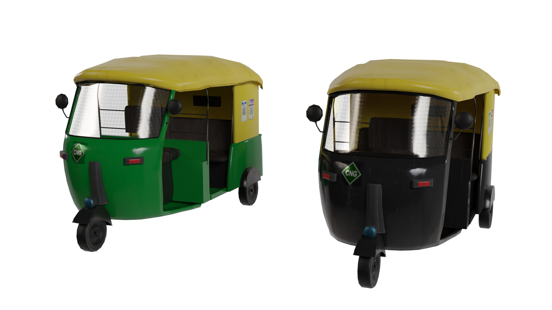 ArtStation - Auto Rickshaw Model
