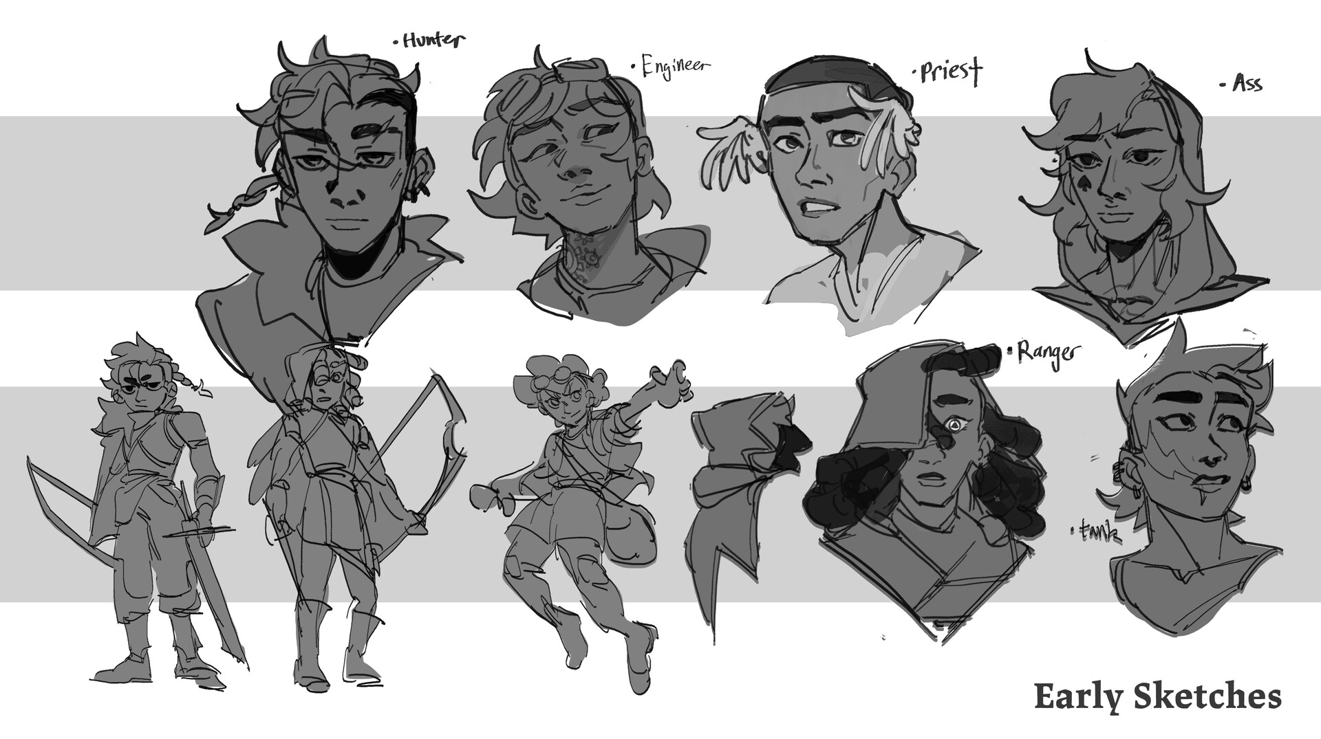 Studio Project: Character Concept Art by Christabel Tan — ProUser.Me