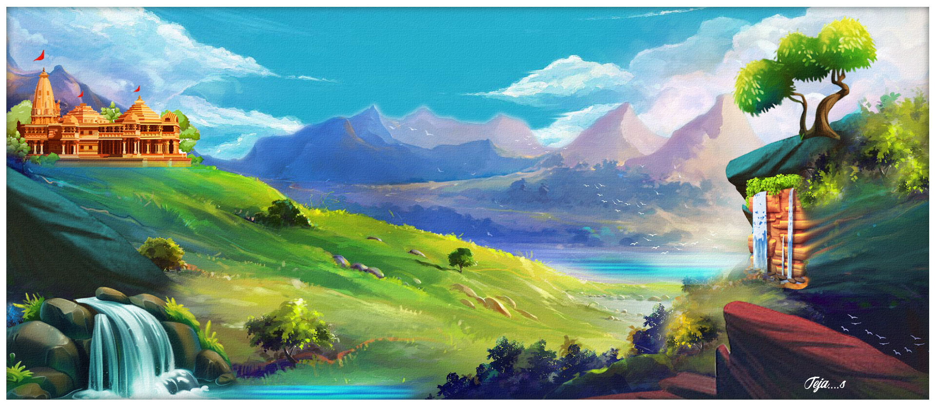 ArtStation - mythology Environment concept art