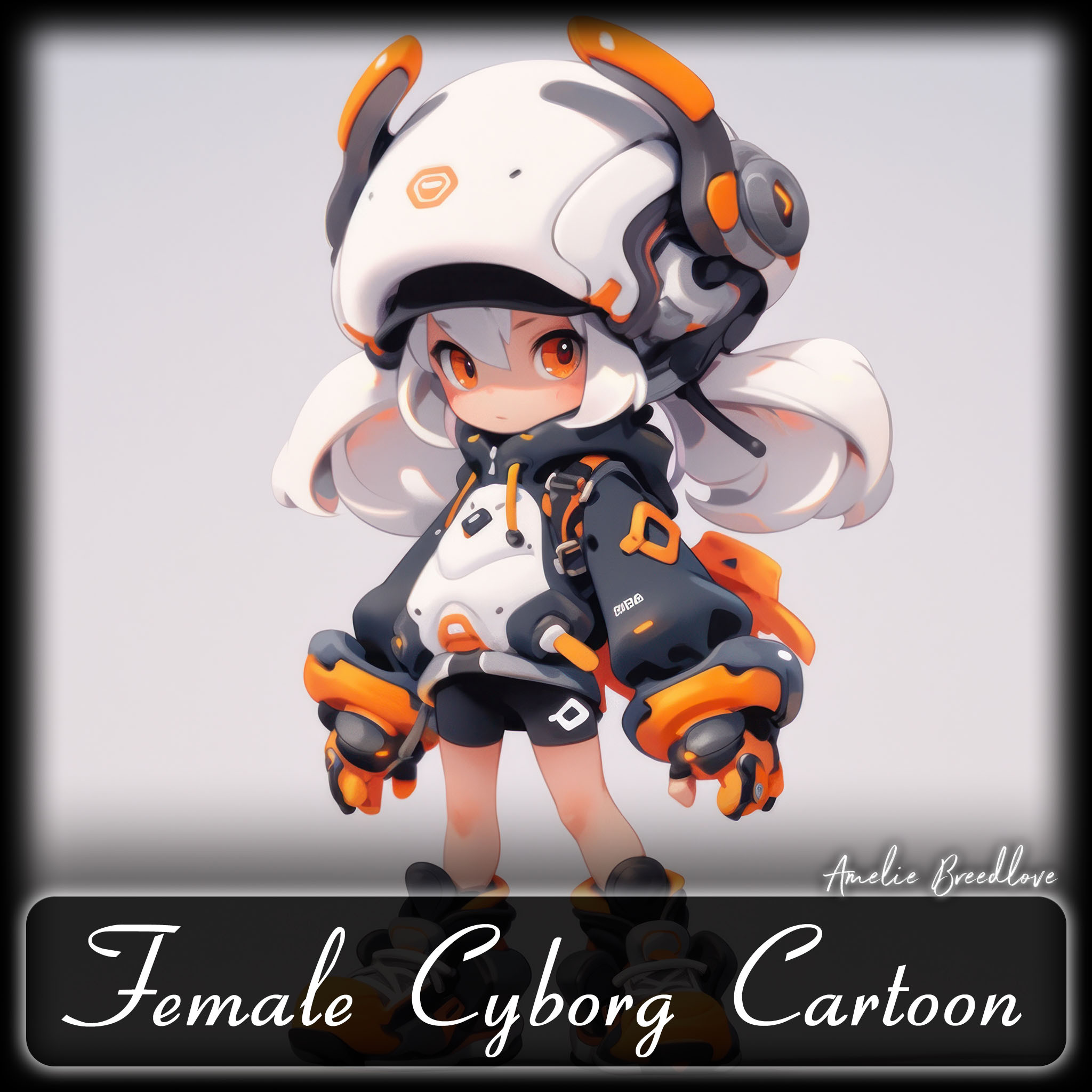 Anime Female Cyborg