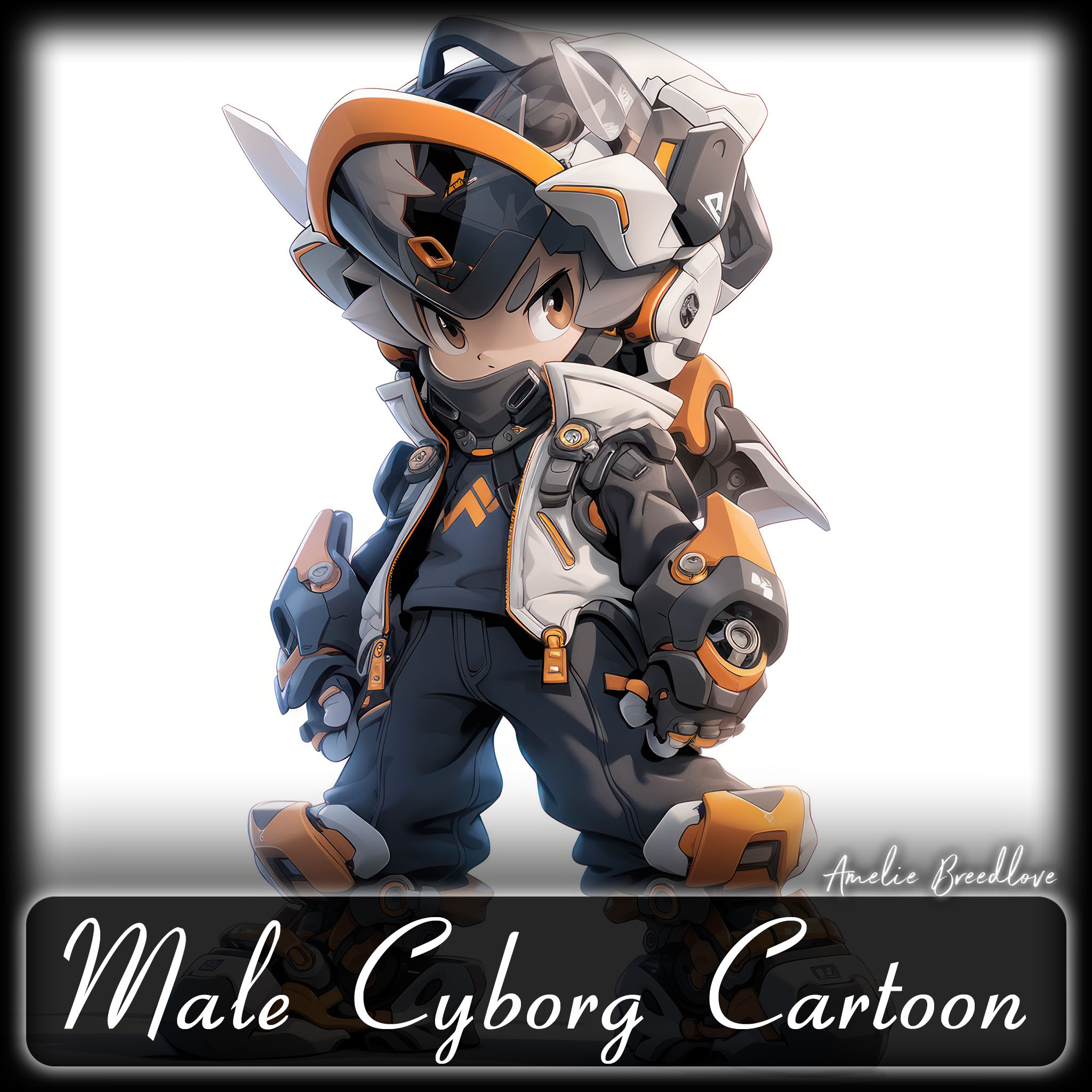 Anime Cyborg Male