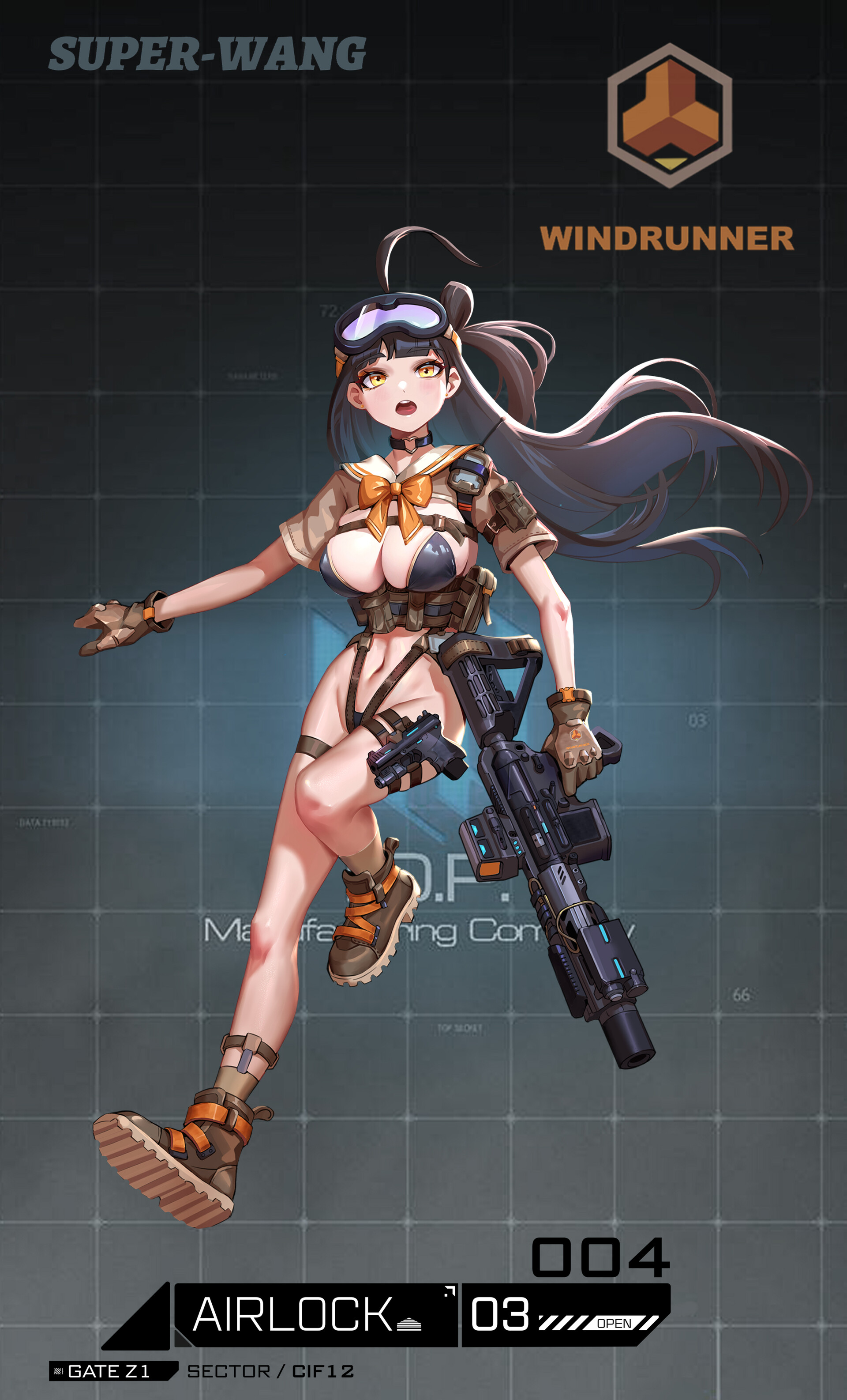 Honglei Wang - 作战女仆计划：人物设计