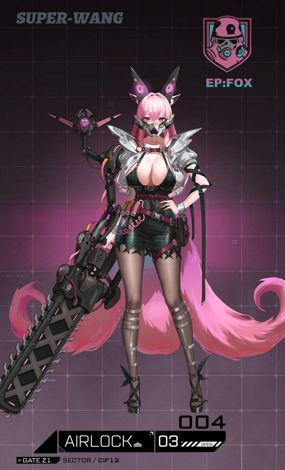 Honglei Wang - 作战女仆计划：人物设计