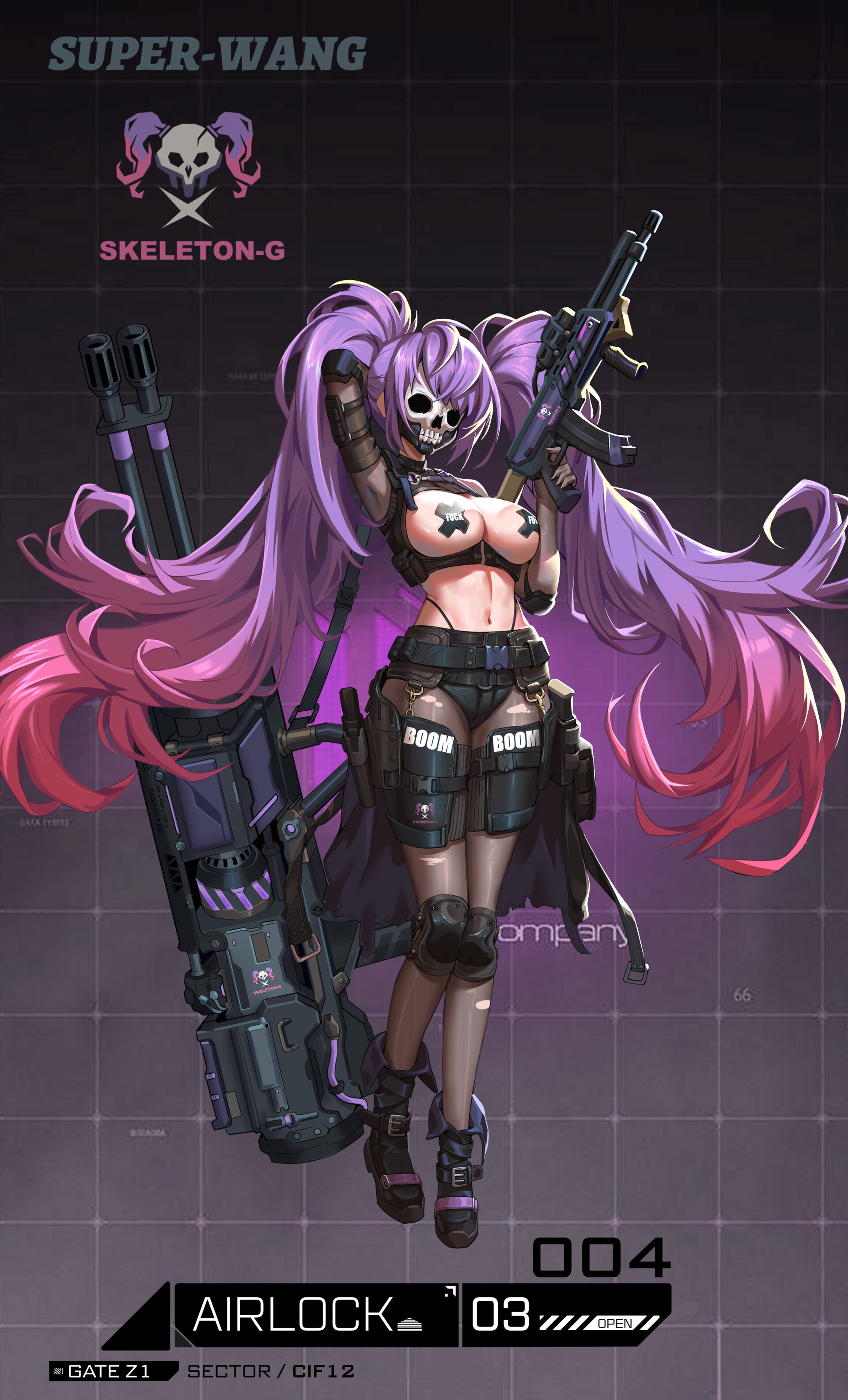 Honglei Wang - 作战女仆计划：人物设计