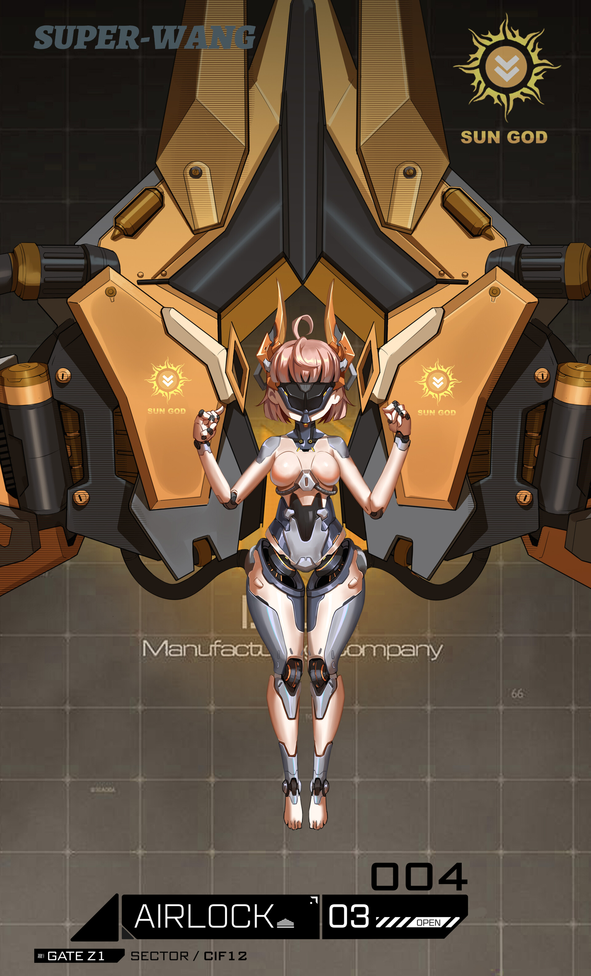 Honglei Wang - 作战女仆计划：人物设计