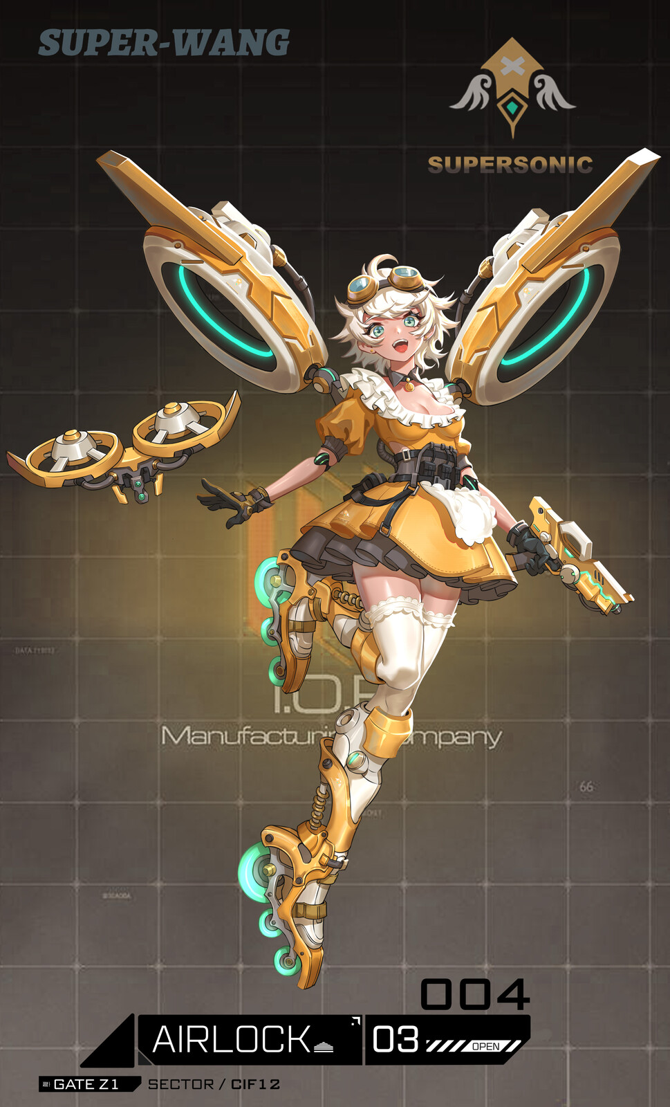 Honglei Wang - 作战女仆计划：人物设计