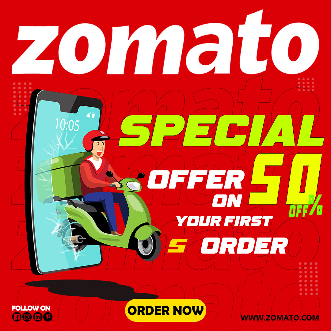 ArtStation - Zomato poster design