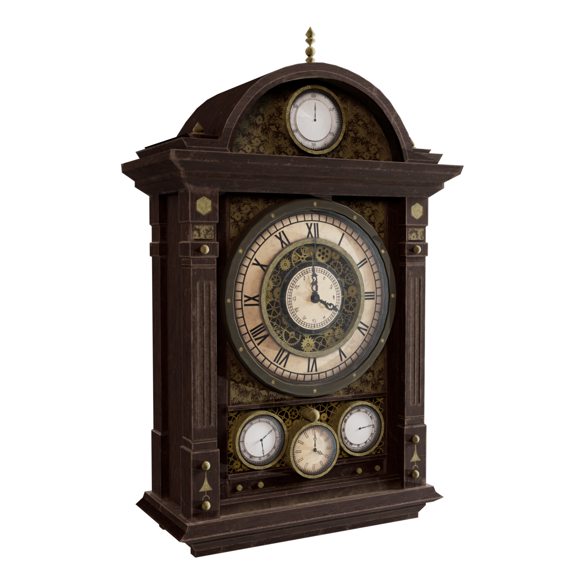 ArtStation - OLD Clock Model Low Poly