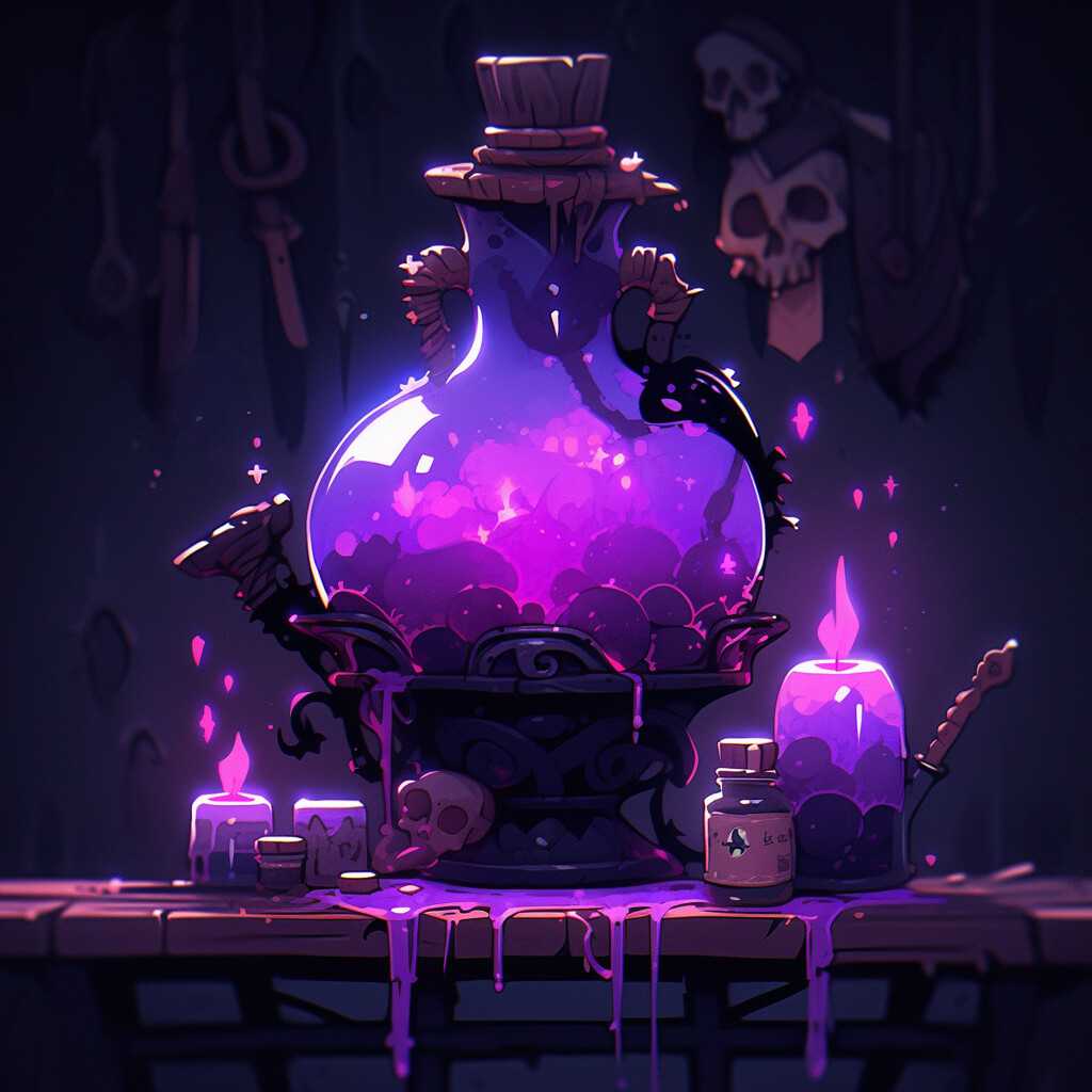 ArtStation - Spell design - Unknown Potion