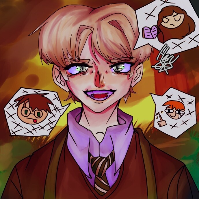 Draco Fan Art ArtStation Draco Malfoy Fan Art Anime Artstyle