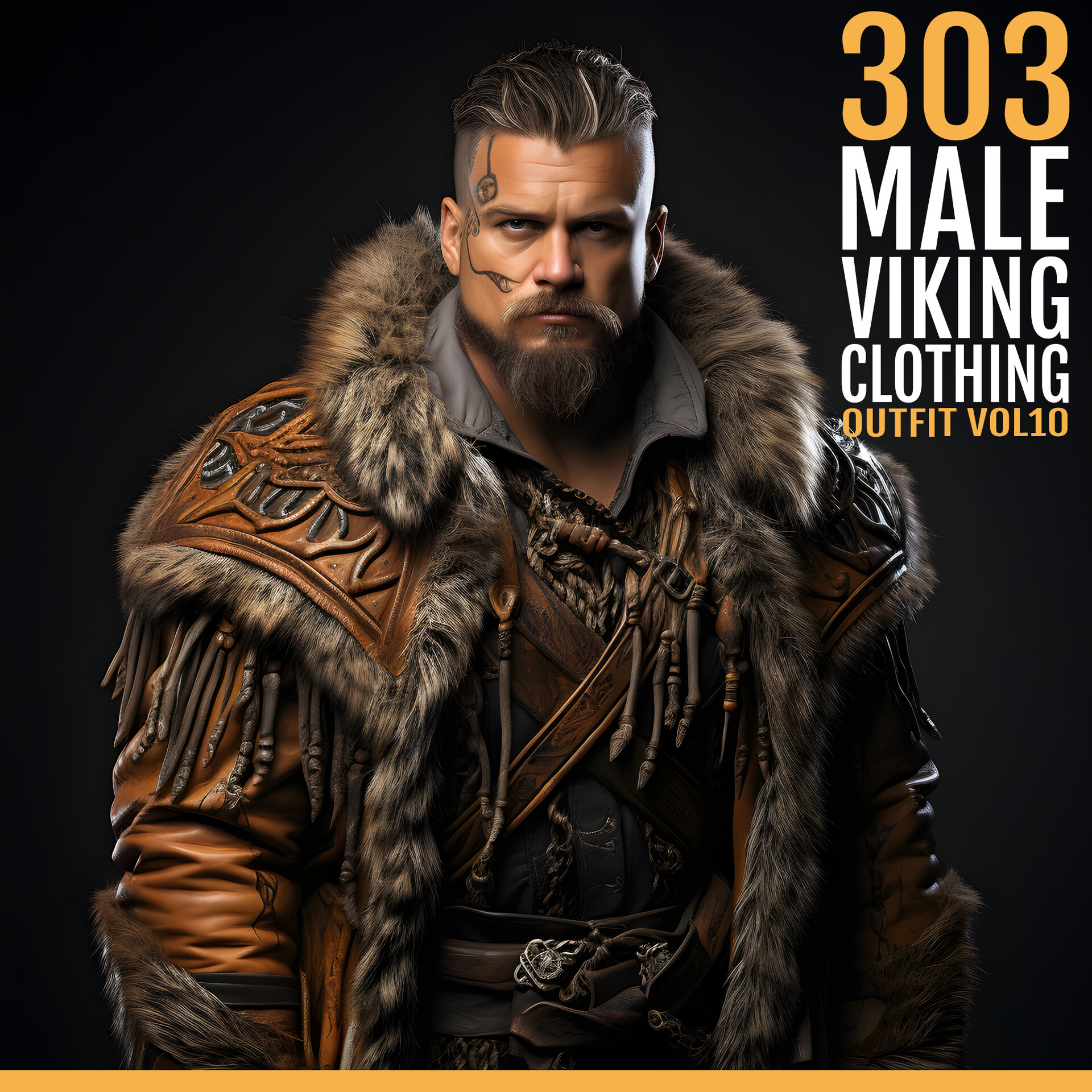 ArtStation - 303 Male Viking Clothing
