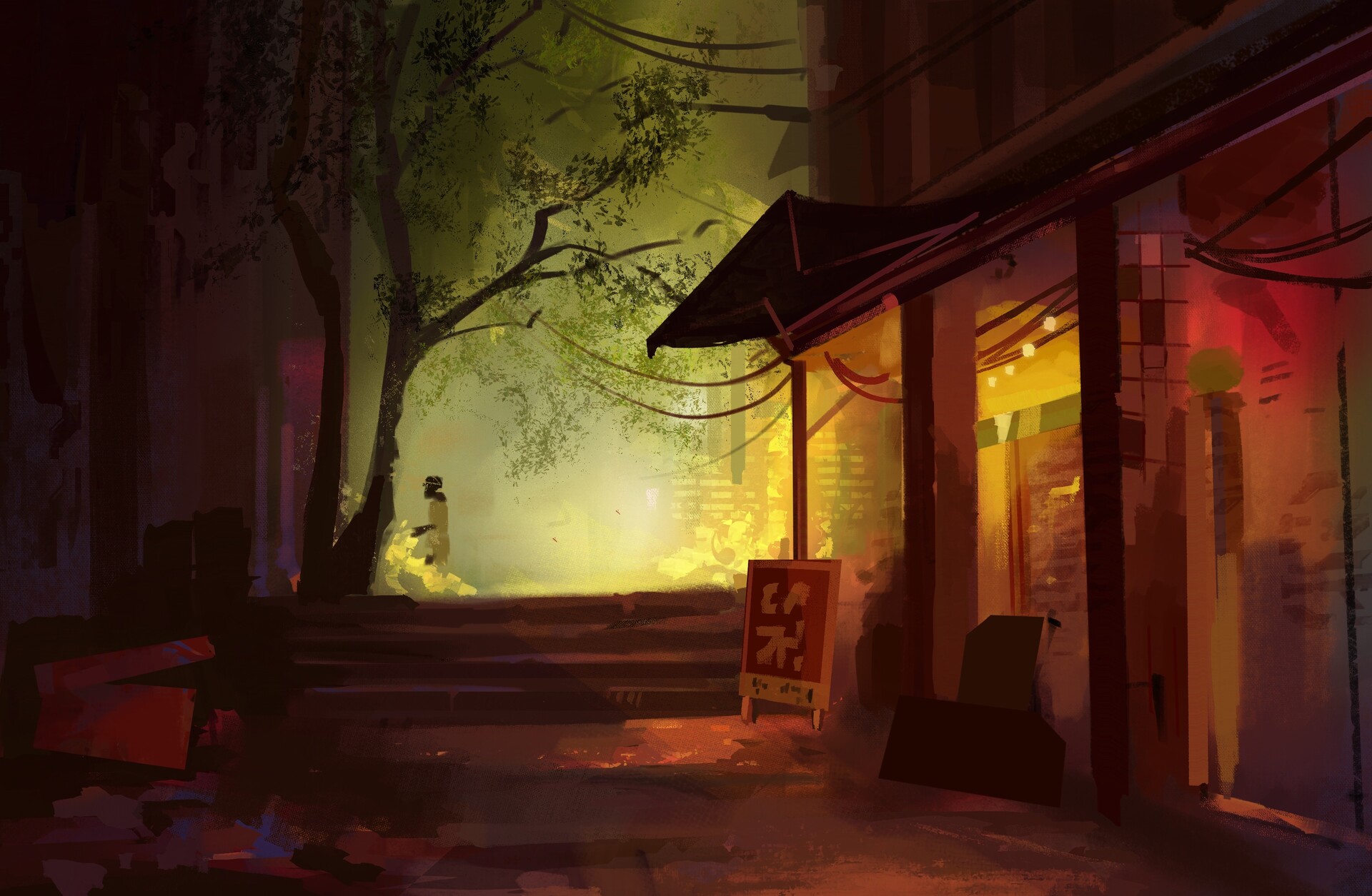 ArtStation - Stray enviro study