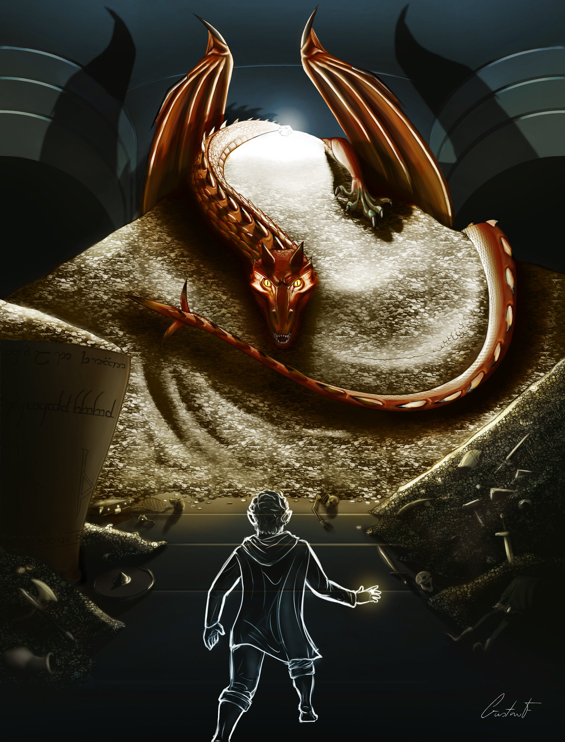 Smaug The Dragon Dead