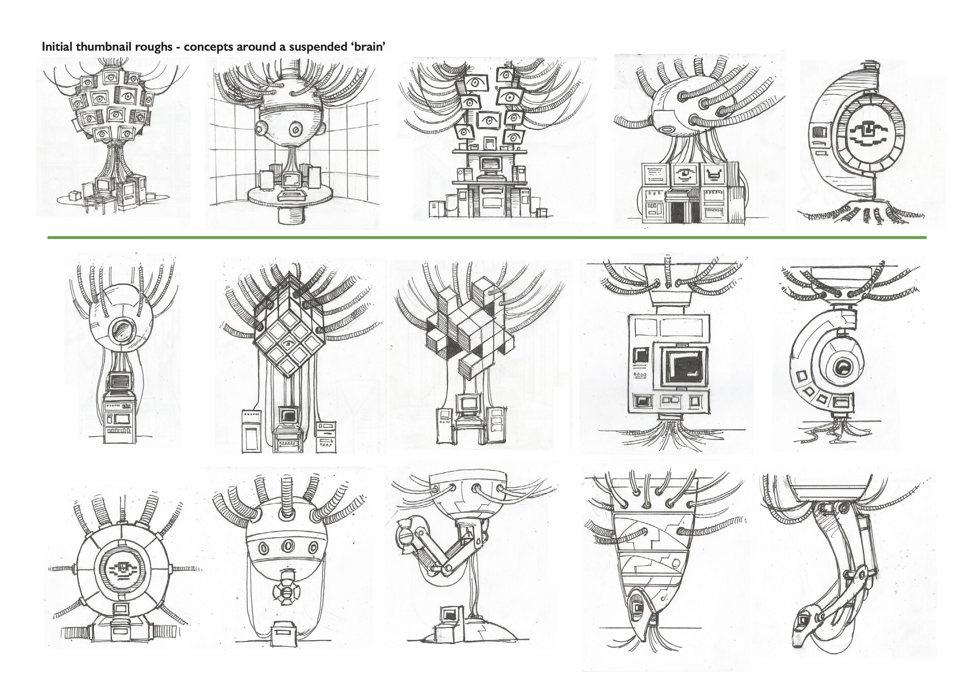Dave Johnson - Sentient micro computer concepts designs for short film