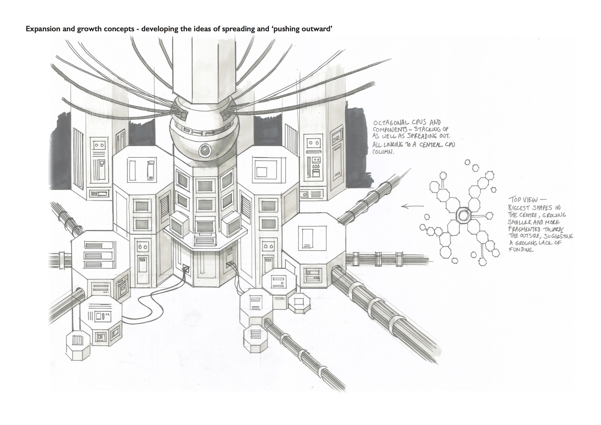 Dave Johnson - Sentient micro computer concepts designs for short film