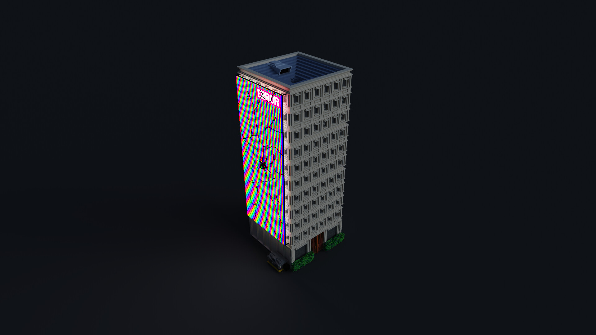 ArtStation - Cyberpunk Building