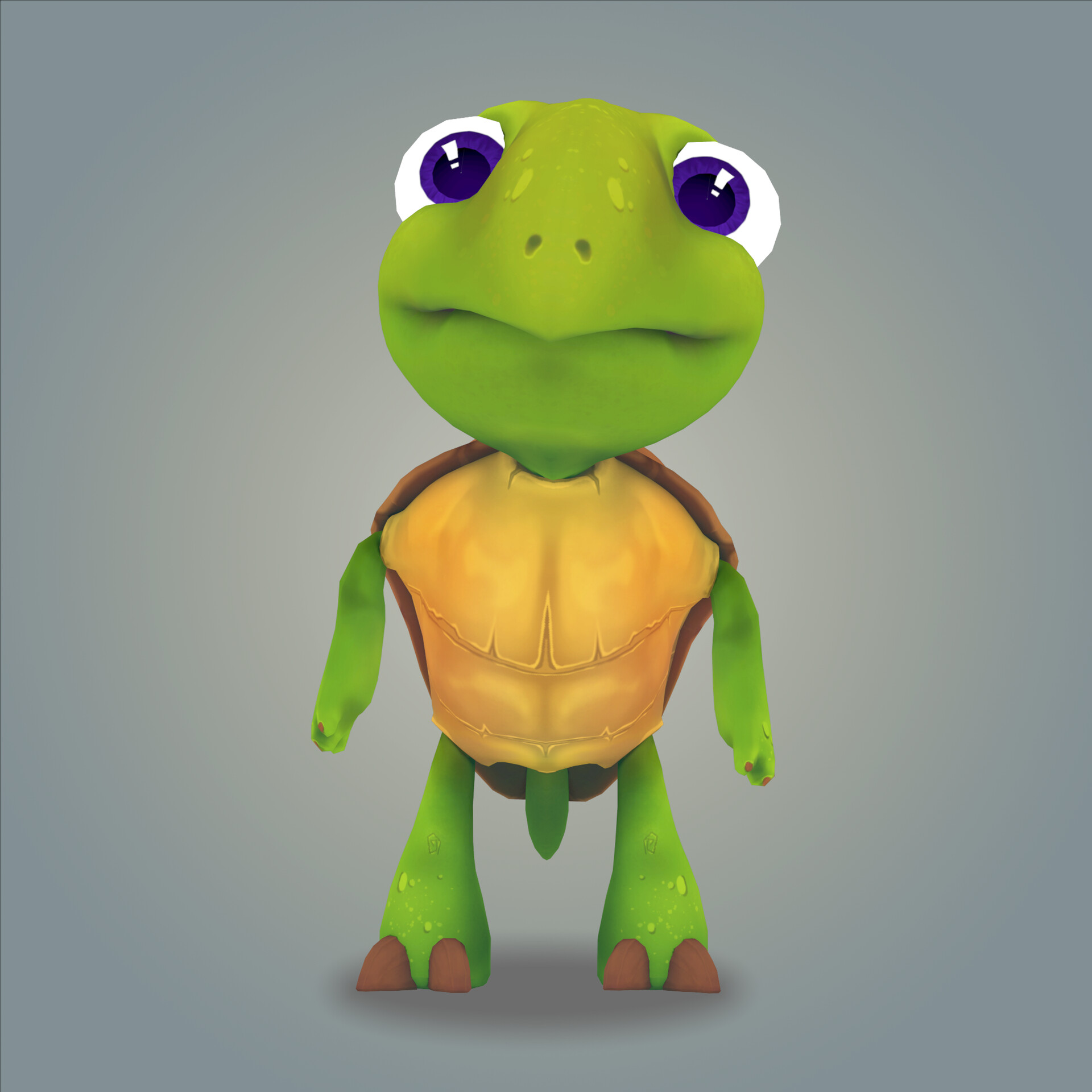ArtStation - Stylized turtle