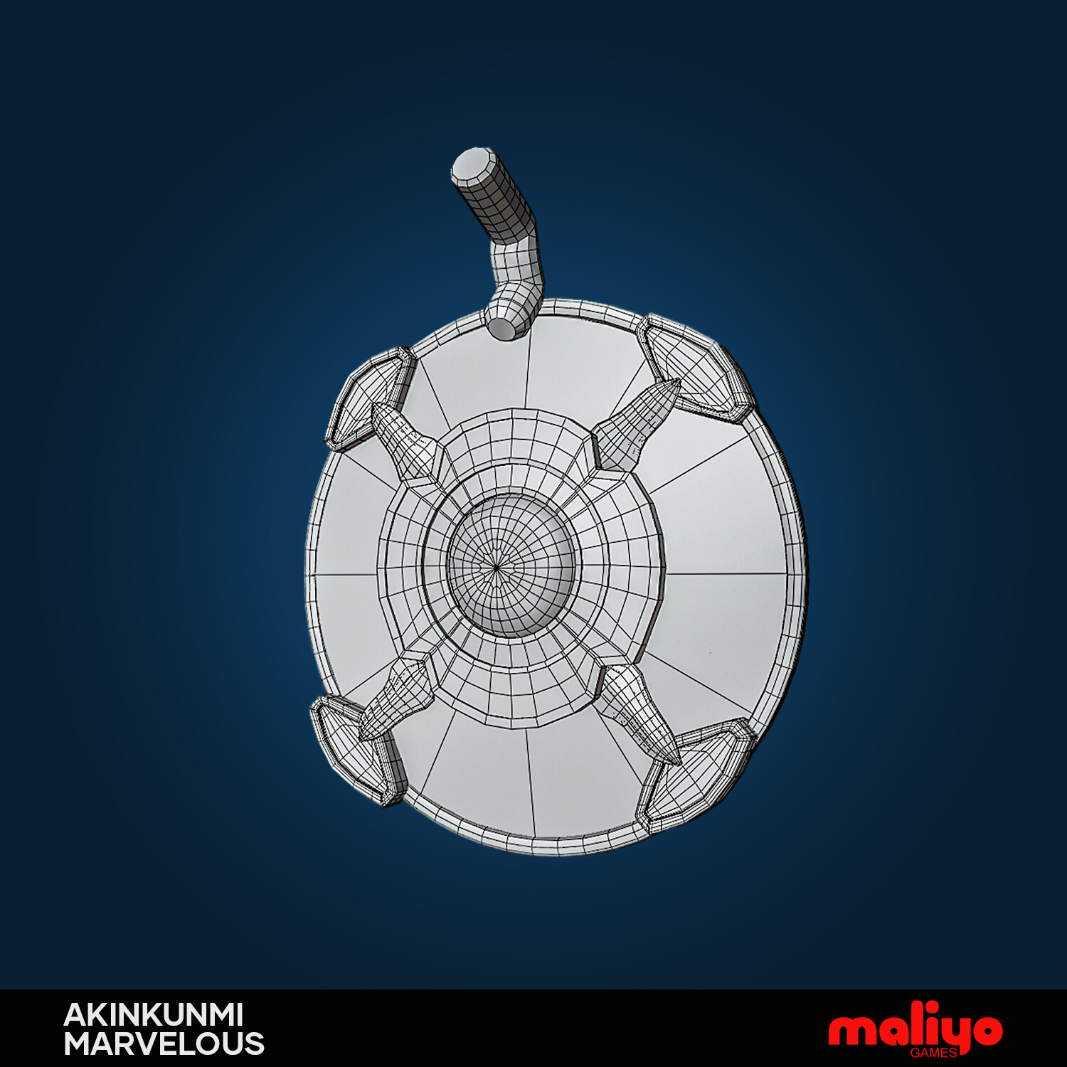 Marvelous Akinkunmi - Detailed 3D Shield Model