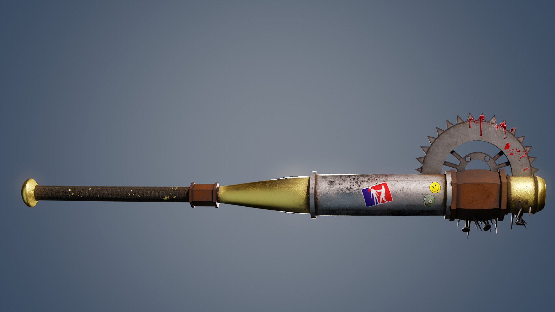 ArtStation - Post-Apocalyptic Modified Baseball Axe