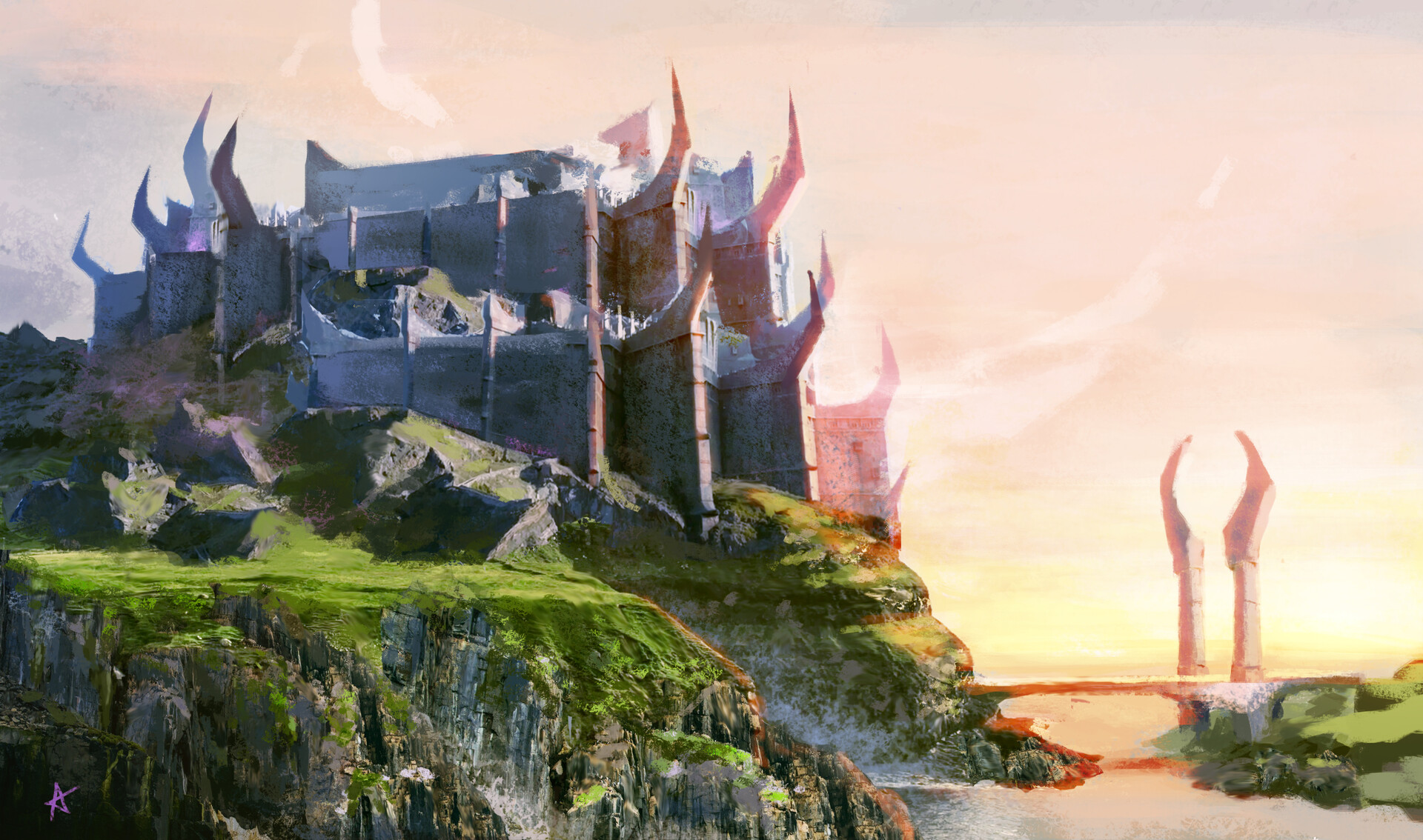 ArtStation - Dragonstone Castle