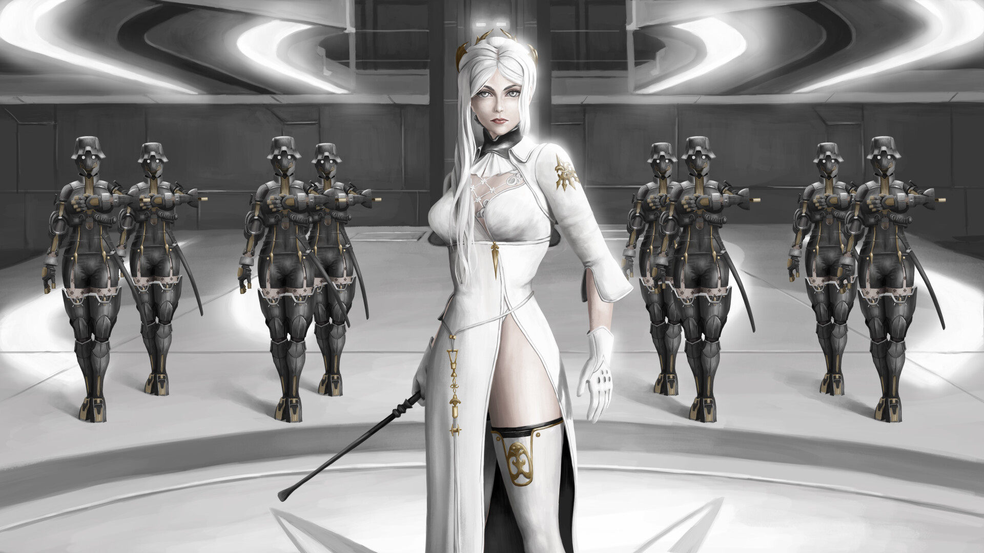 ArtStation - The Commander, Nier Automata