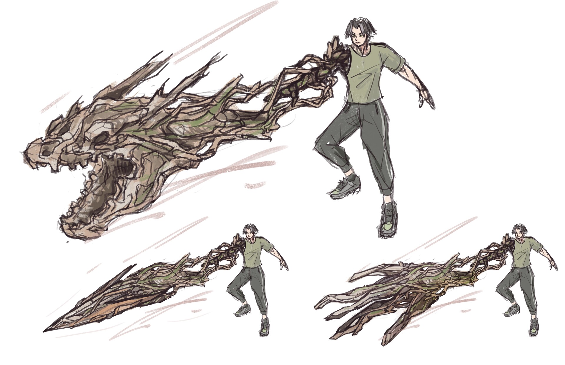 Jorden Prussing - The Forest, a character with plant based powers