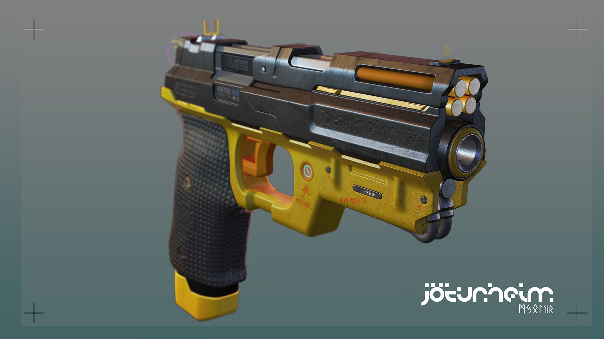 ArtStation - Gun concept JOTUNHEIM : Mjolnir