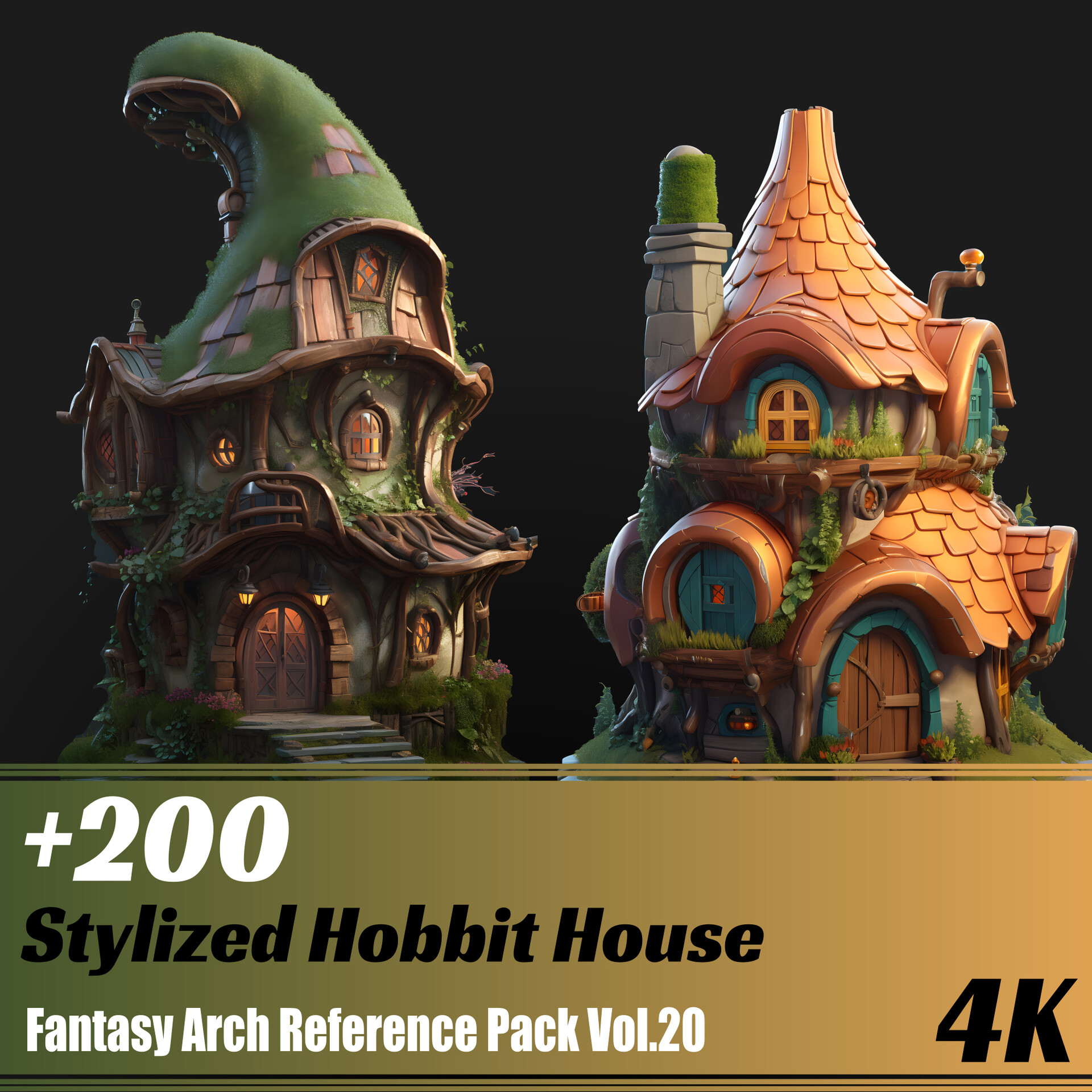 ArtStation - +200 Hobbit Medieval House | 4K | Fantasy Arch Reference ...
