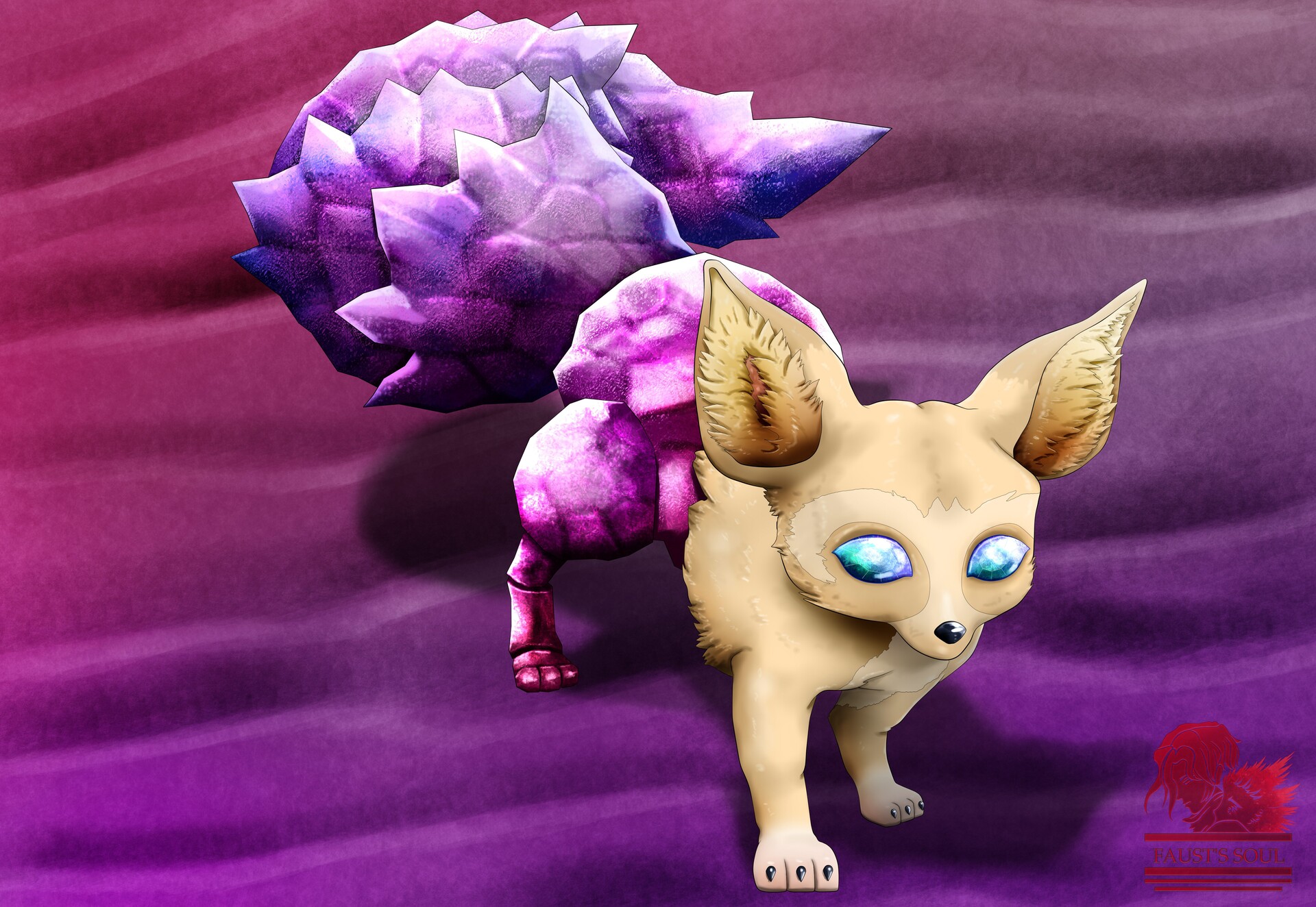 ArtStation - Crystal Fennec Fox