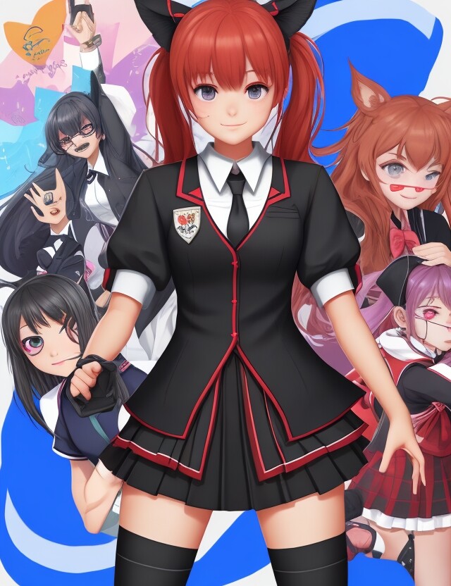 ArtStation - School Girl Vrchat Avatar