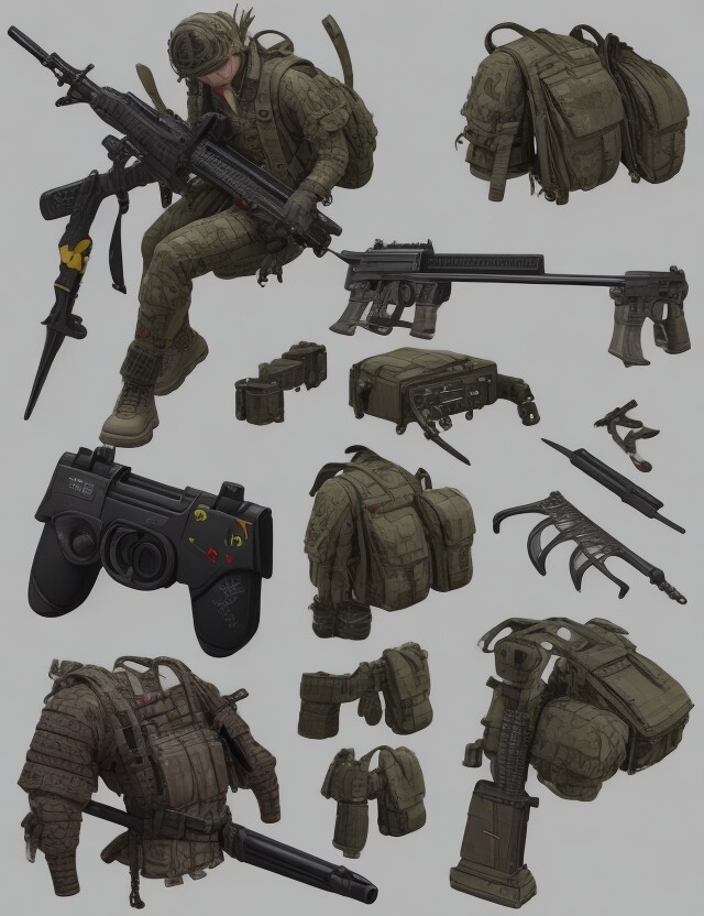 ArtStation - Game Weapons