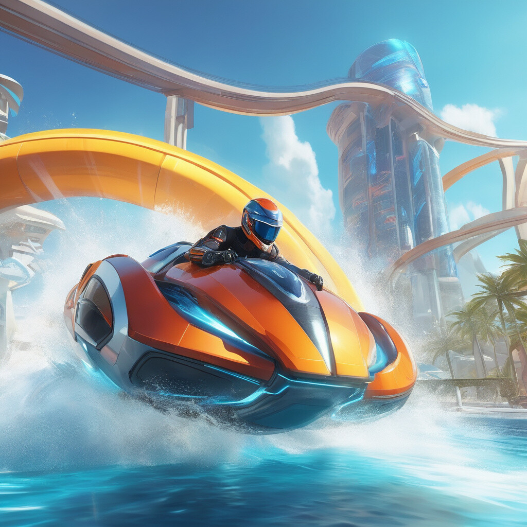 ArtStation - modern water jet vehicle
