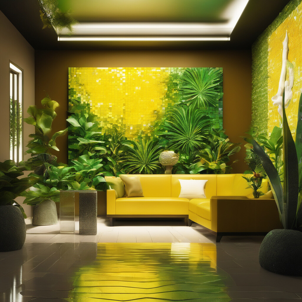 ArtStation - yellow hotel room