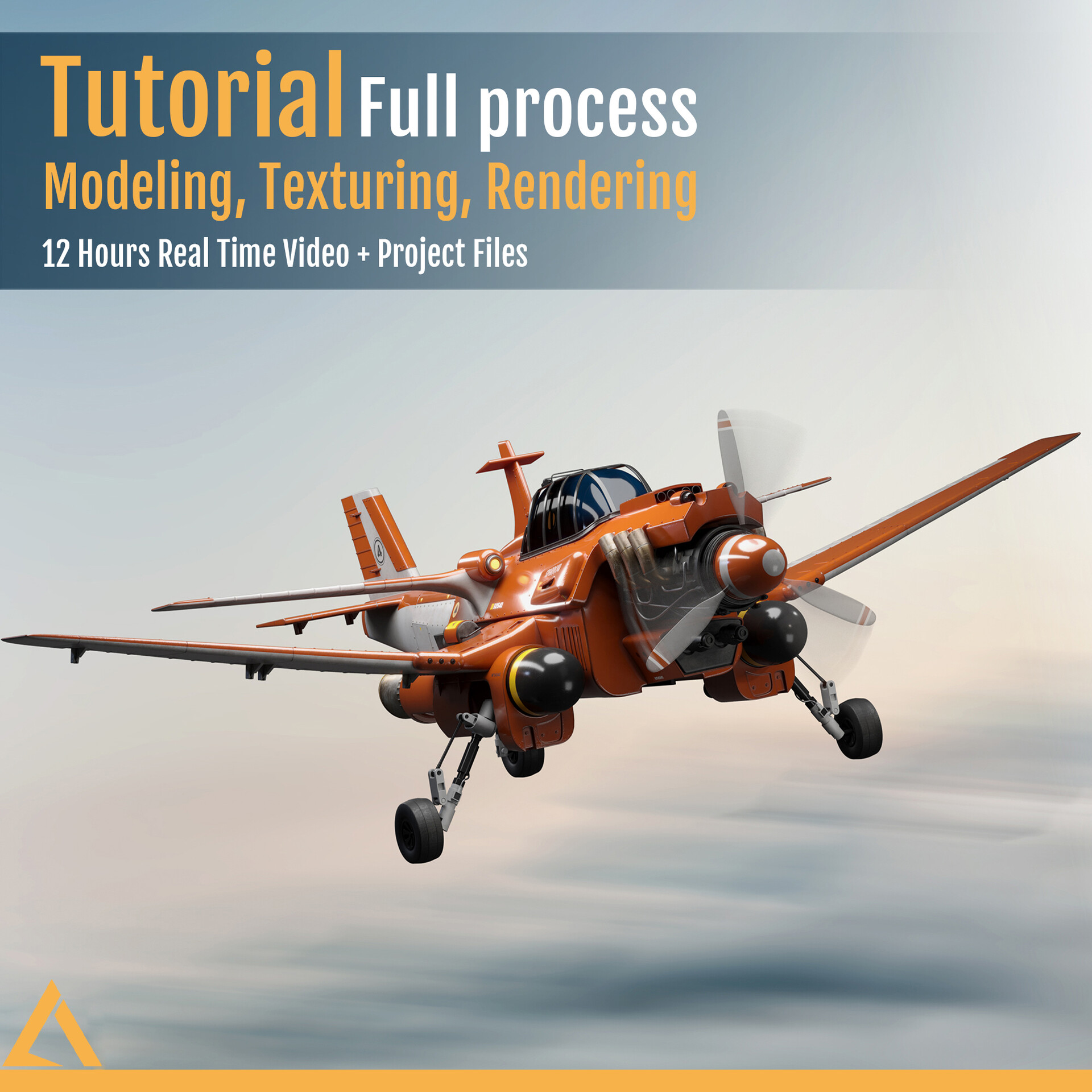 ArtStation - Aircraft Tutorial Full Process + Project files