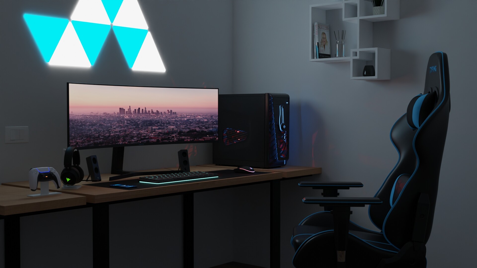 ArtStation - A Minimalistic Pc Setup