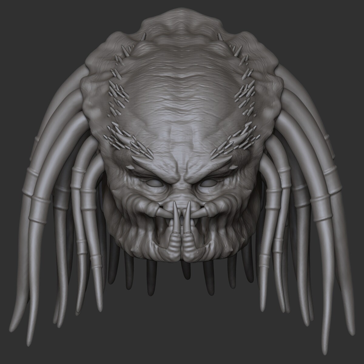 ArtStation - PREDATOR HEAD WITHOUT MASK FROM THE 1987 MOVIE FOR AACTION ...