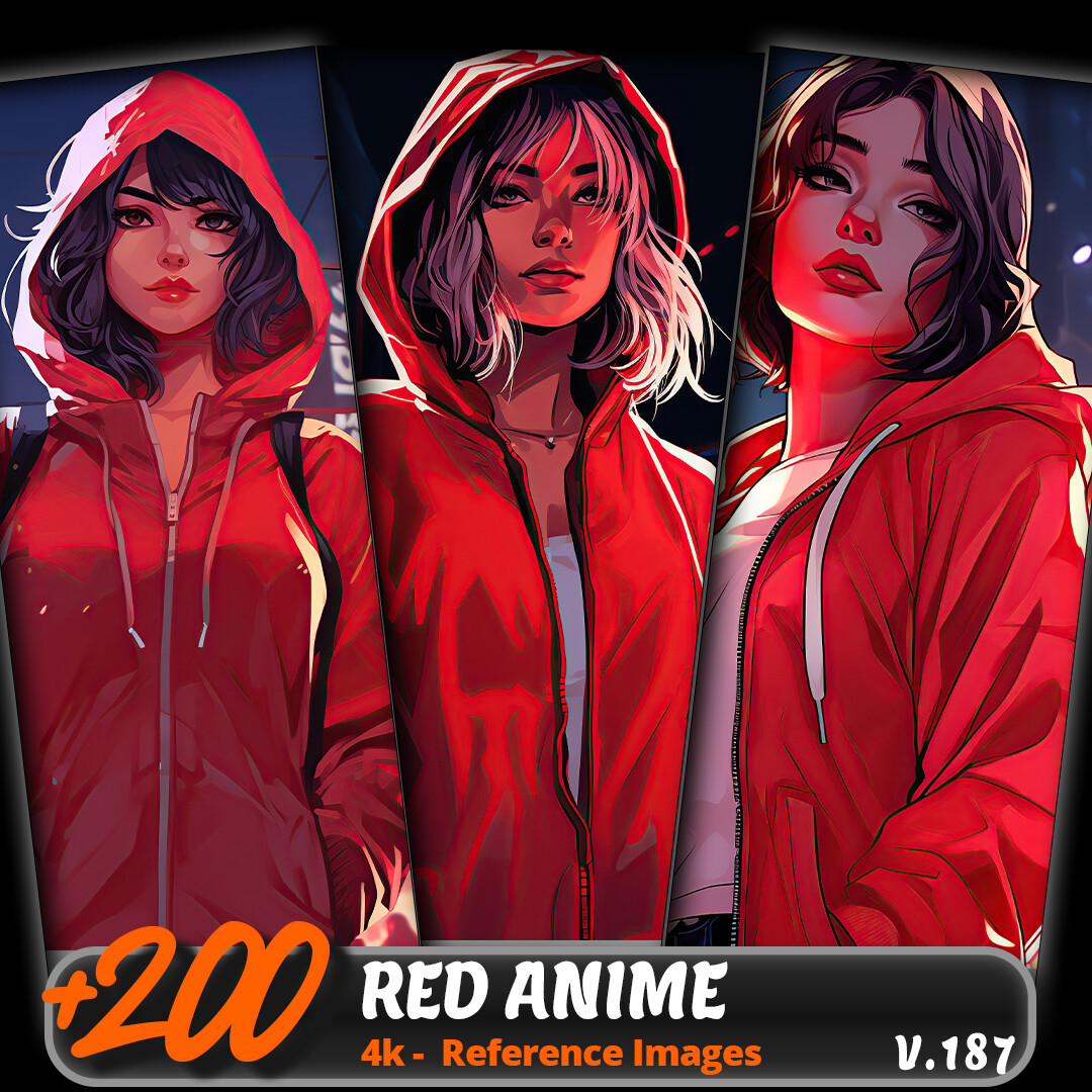 ArtStation - RED ANIME VOL. 187/ 4K/ Reference Image