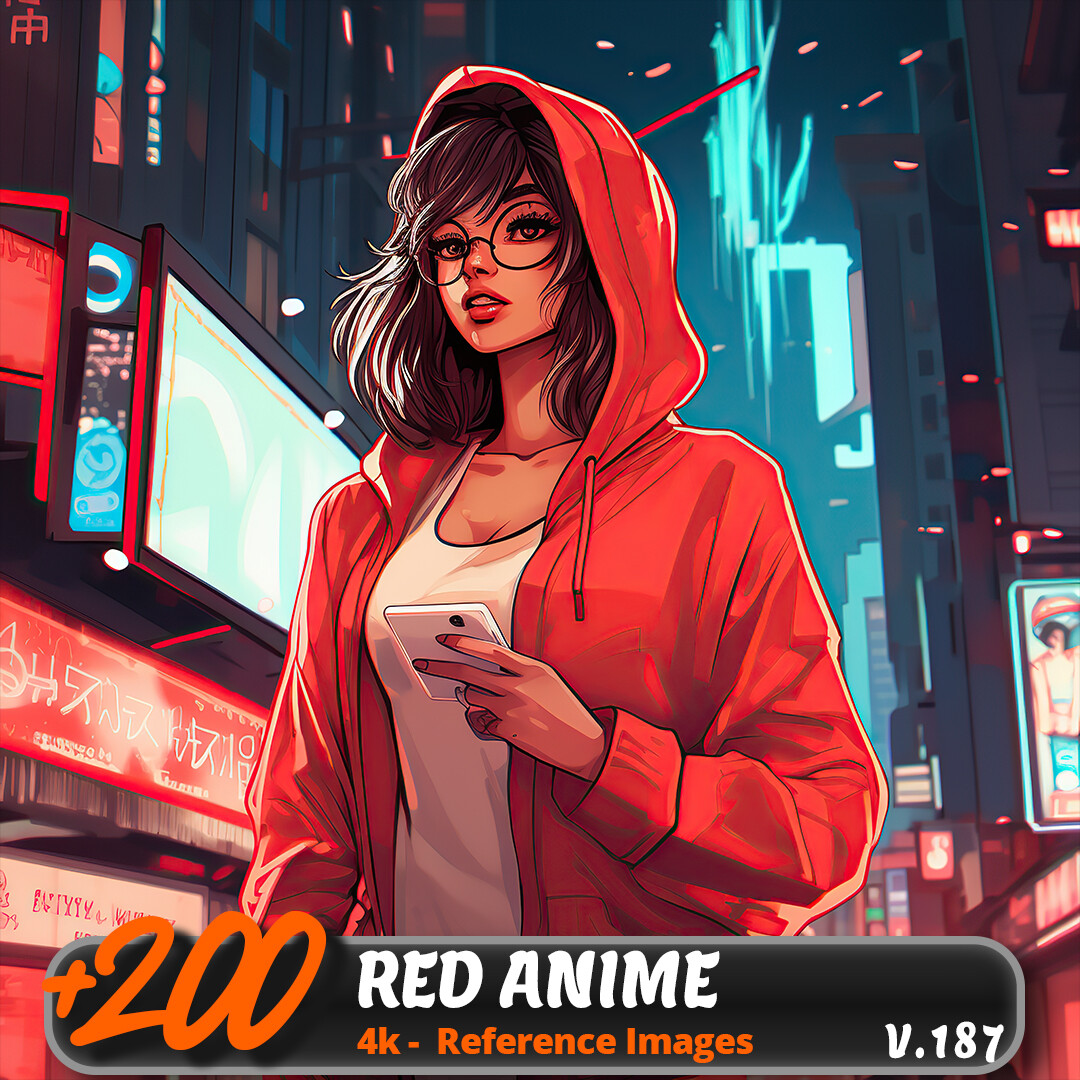 ArtStation - RED ANIME VOL. 187/ 4K/ Reference Image
