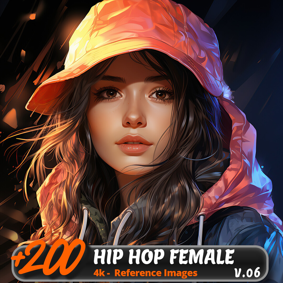 ArtStation - HIP HOP FEMALE VOL. 06/ 4K/ Reference Image
