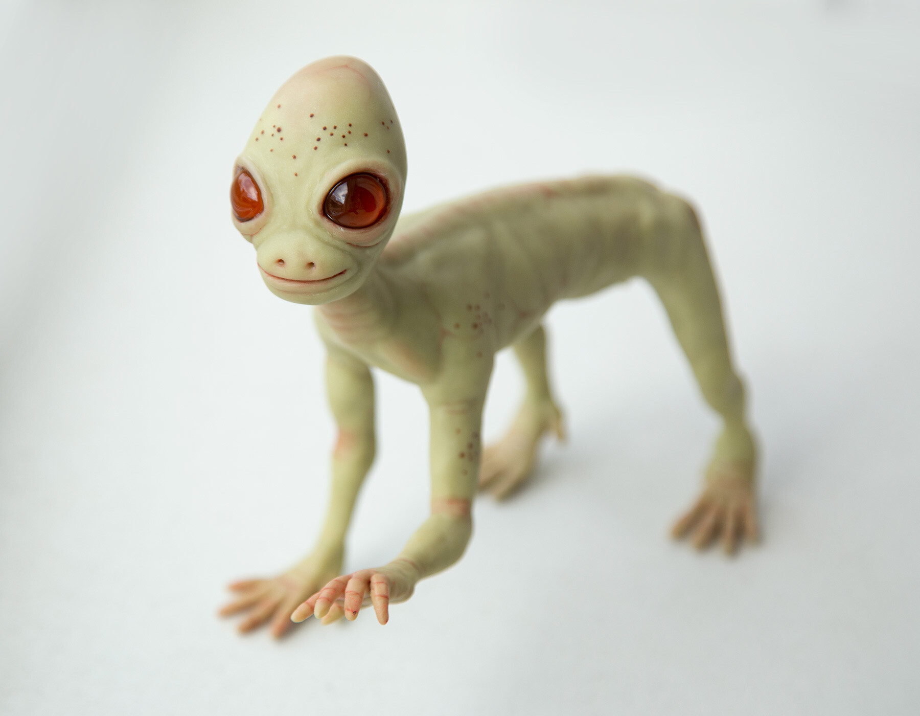 ArtStation - Dover demon, cryptid creature from Massachusetts. Polymer ...