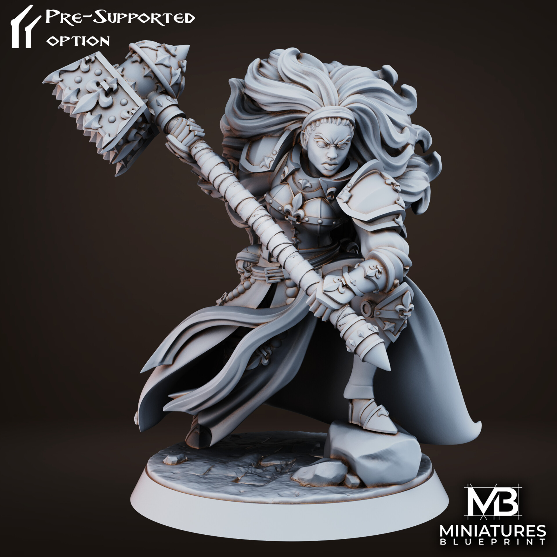 Miniatures Blueprint - Females Knight