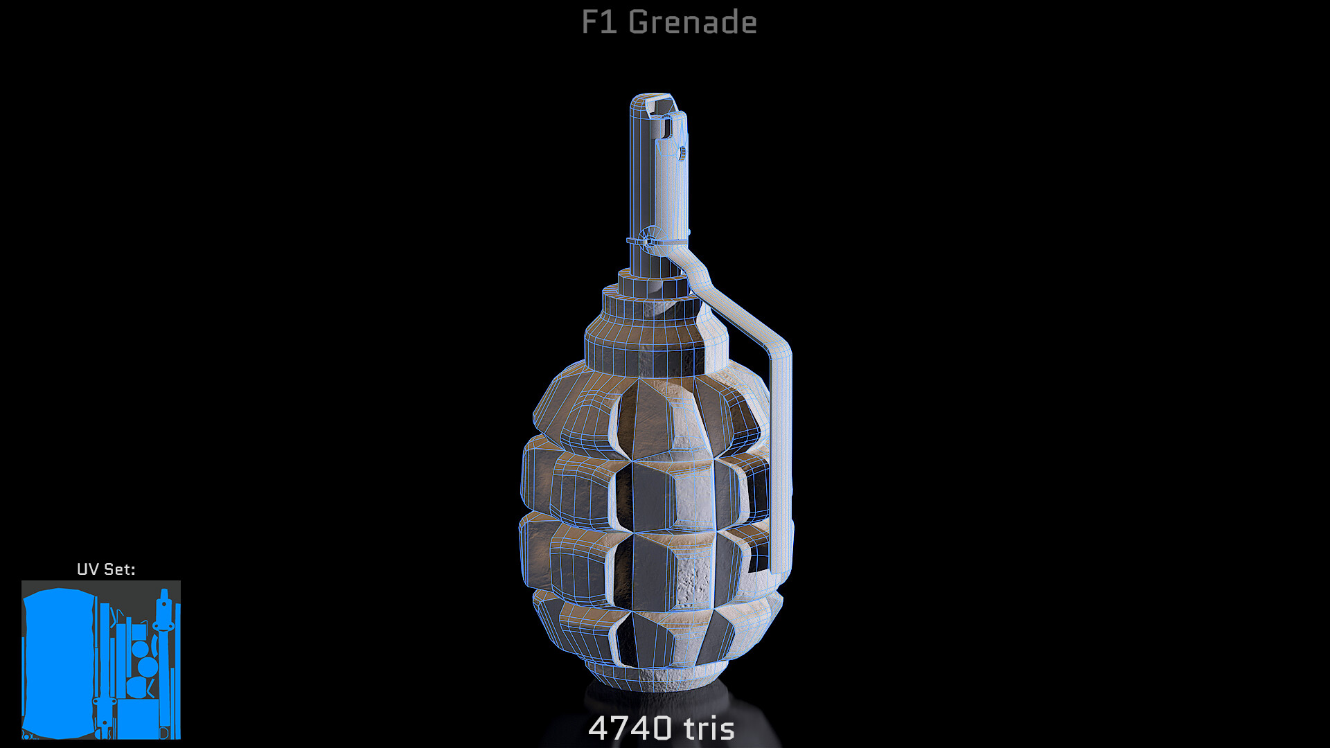 Ruslan Savinov - F1 grenade. Game Ready