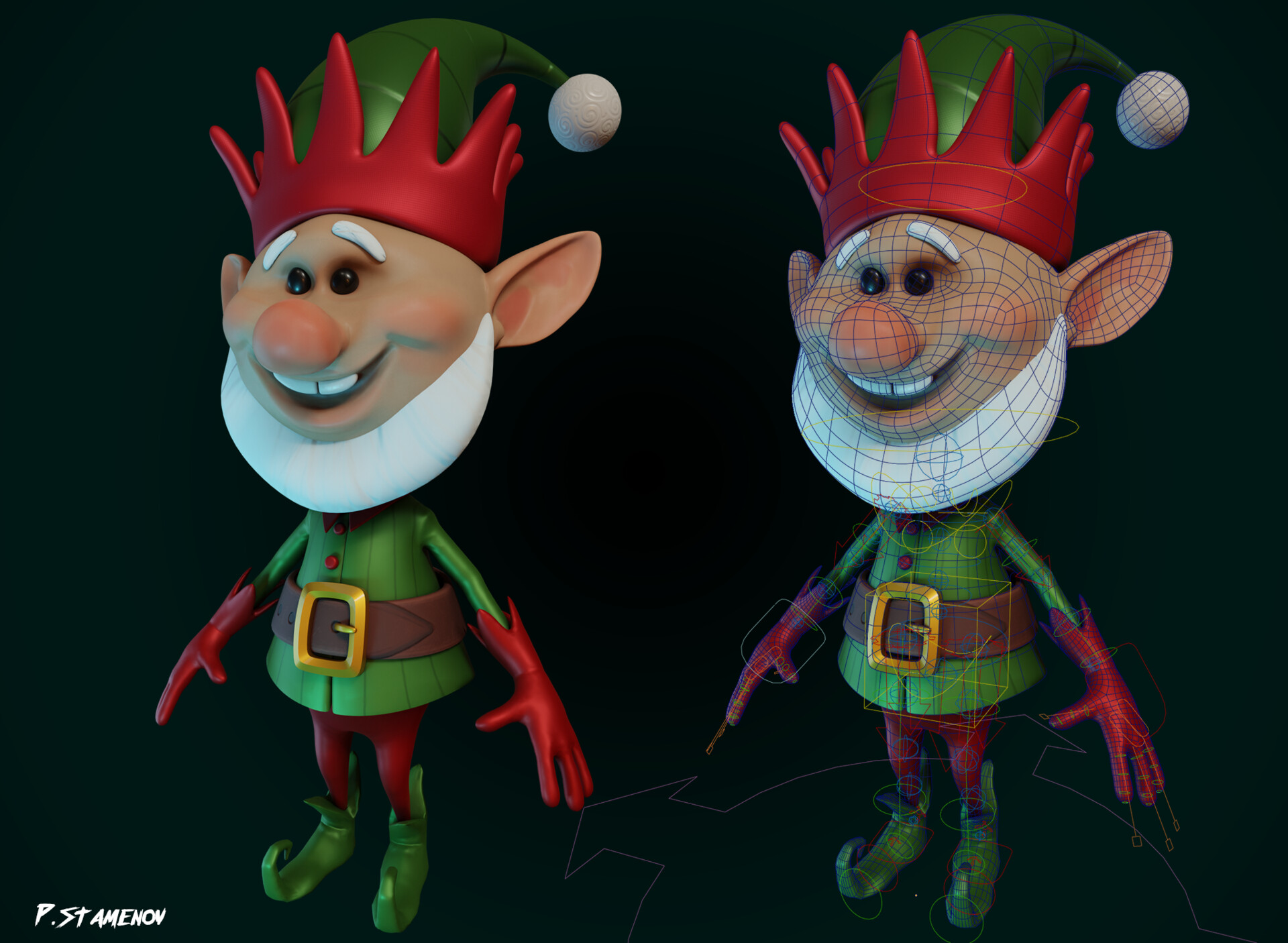 ArtStation - Christmas Elf