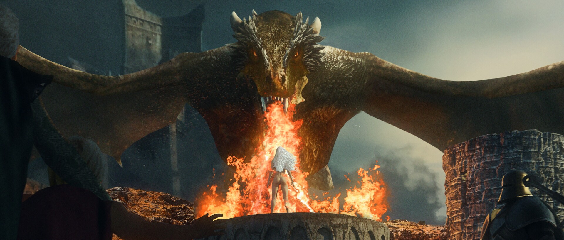 ArtStation - The Final Fall of Rhaenyra Targaryen