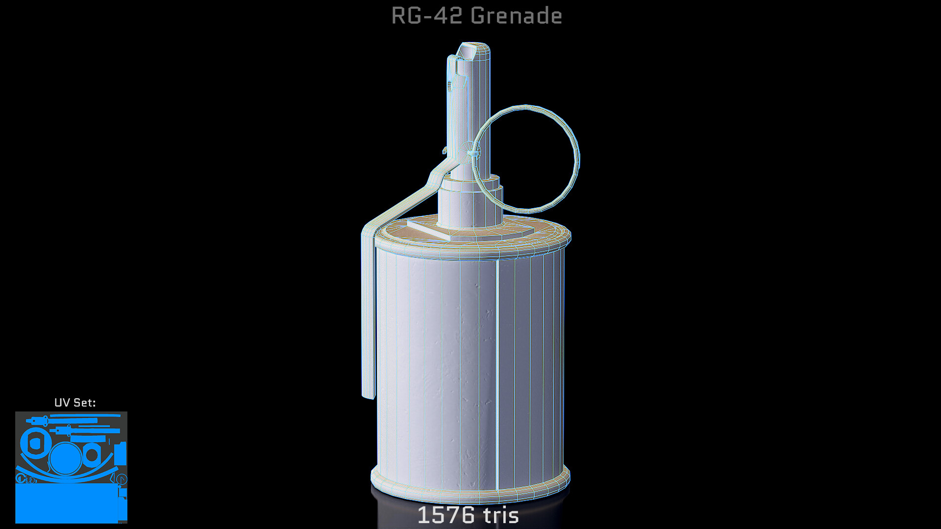Ruslan Savinov - RG-42 grenade. Game Ready