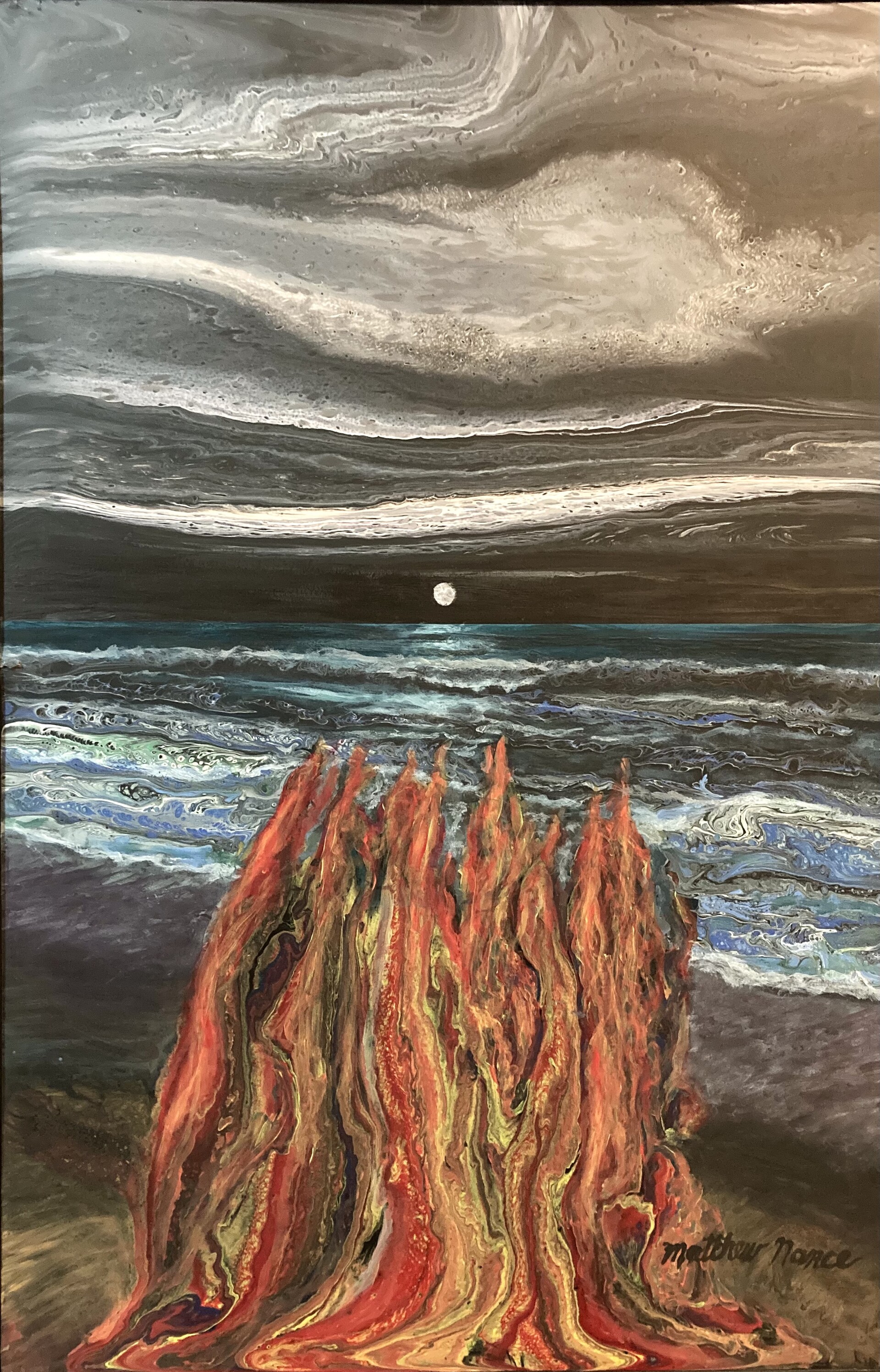 ArtStation - Summer Bonfire 24x36